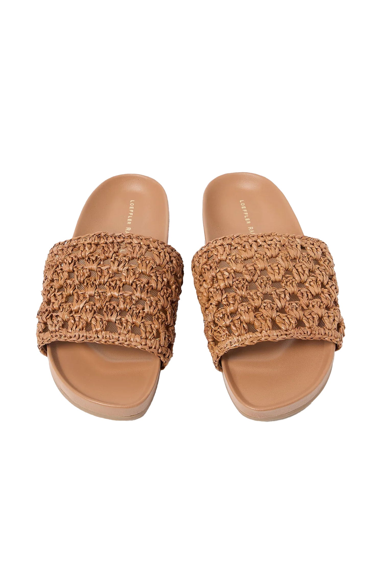 Henri Crochet Raffia Footbed Sandal Samantha Ogilvie